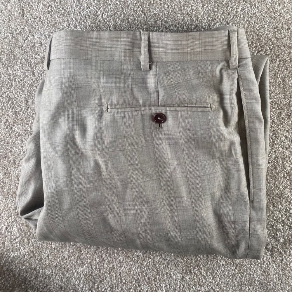 Jos. A. Bank | Suits & Blazers | Jos A Bank Mens 52l Tan Glen Plaid ...